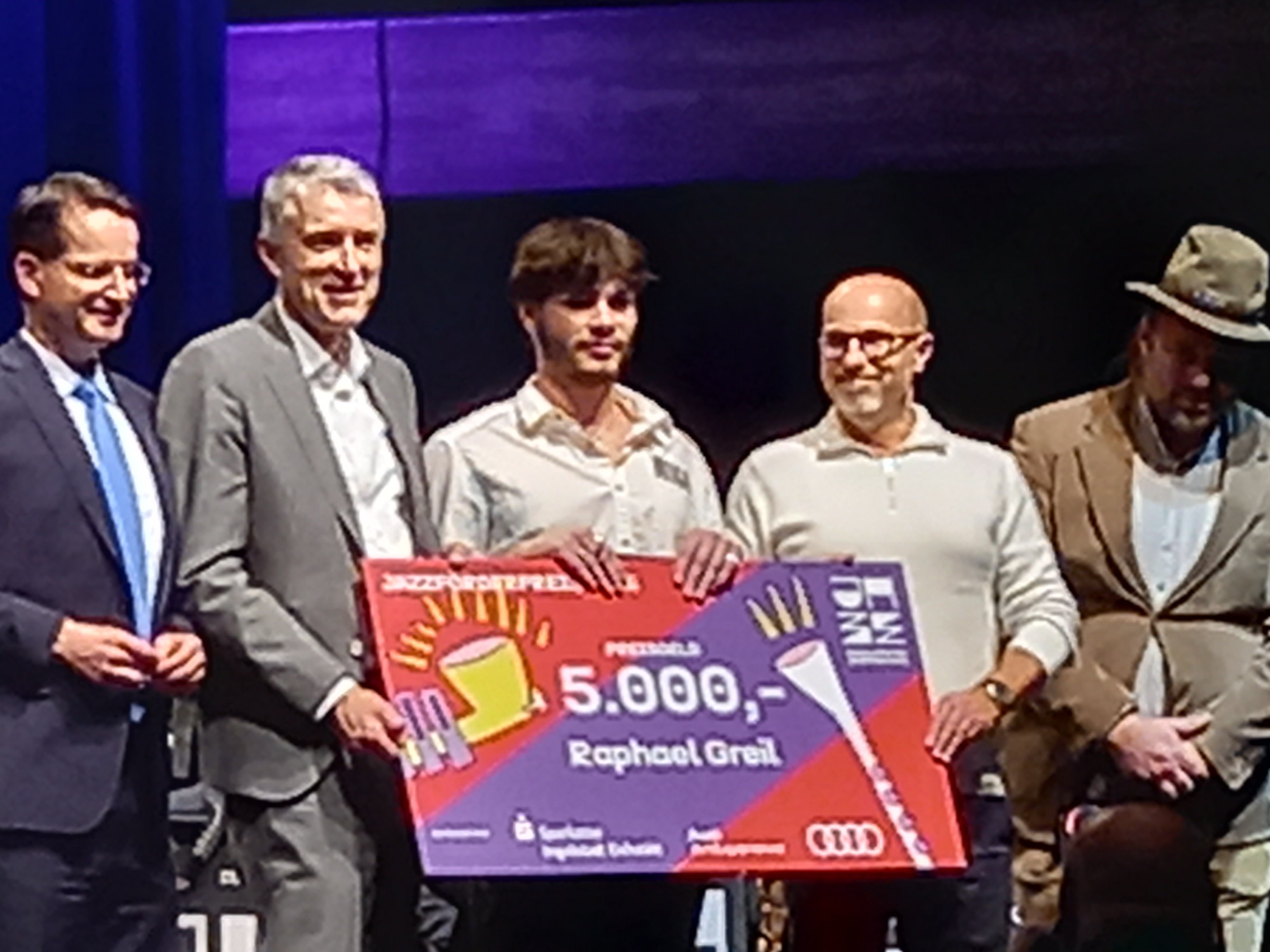 Jazztage Opening mit Jazzförderpreisverleihung an den Trompeter Raphael ...